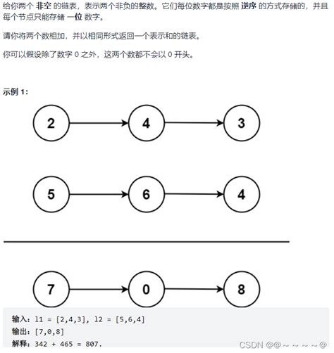 leetcode第二题 俩数相加 struct listnode addtwonumbers struct listnode l1