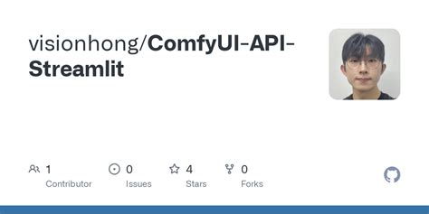 Github Visionhongcomfyui Api Streamlit