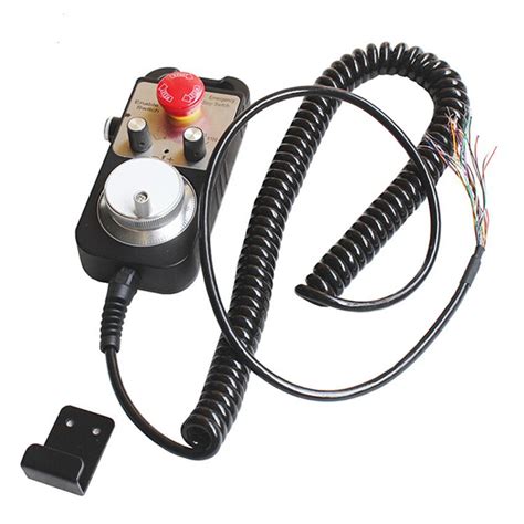 4 Axis Mpg Pendant Handwheel For Cnc Machine With Emergency Stop Suit Siemens Fagor Mpg And
