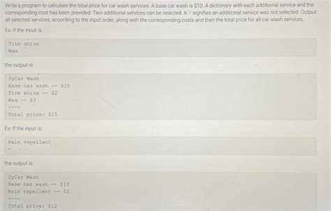 Solved Write A Program To Calculate The Total Price For Car Chegg