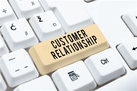 Conceptual Display Customer Relationship Internet Concept Deal And Interaction Between Company