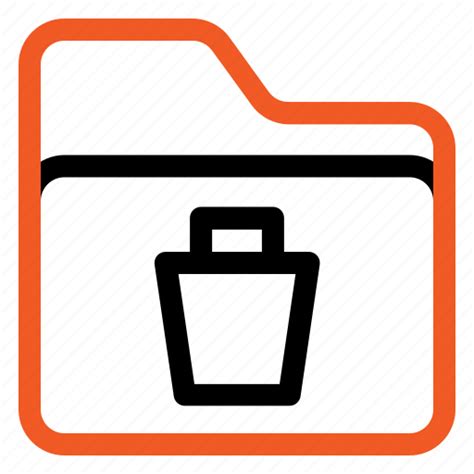 Trash Folder Delete Recycled File Icon Download On Iconfinder