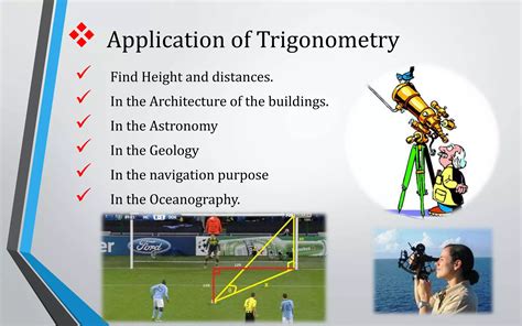 Applications Of Trignometry Pptx Geology Science