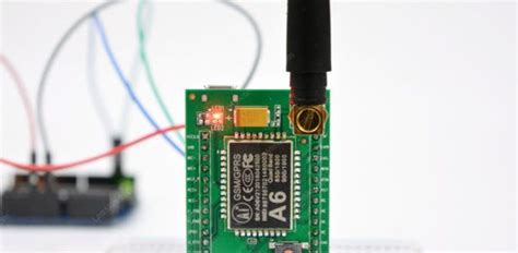 arduino project working interfacing a6 gsm module sending receiving