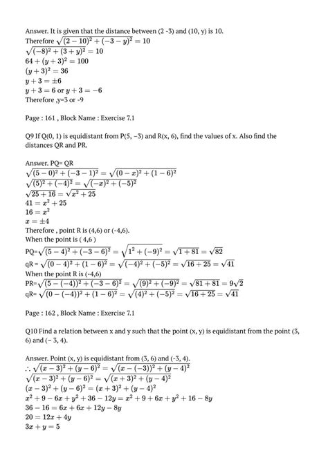 Ncert Solutions 2025 Class 10 Maths Chapter 7 Coordinate Geometry Question Answer Pdf Aglasem Ncert Solutions 2025 Class 10 Maths Chapter 7 Coordinate Geometry Question Answer Pdf Aglasem