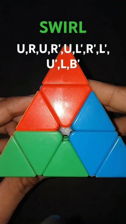 how to make swirl pattern on pyraminx cube codes cubing cube youtube