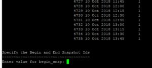 AWR Report Overview Report Generation Analysis