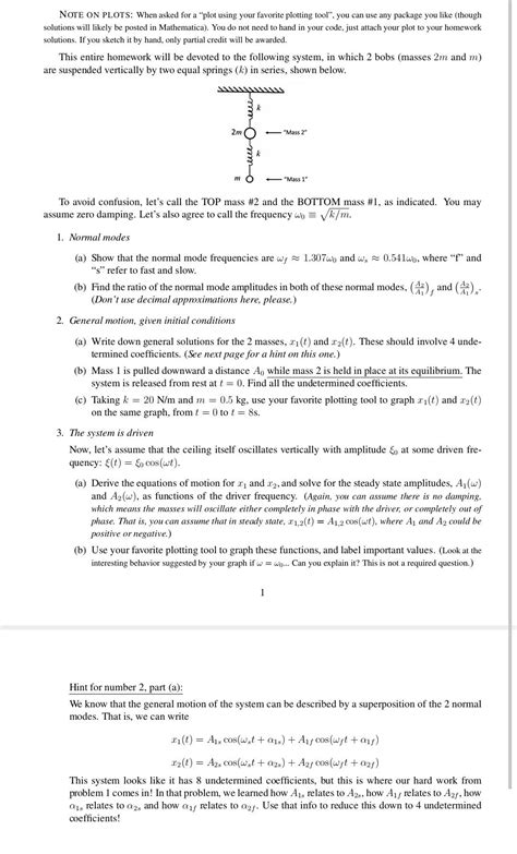 Solved Note On Plots When Asked For A “plot Using Your