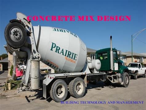Advanced Concrete Technology 3 Ppt