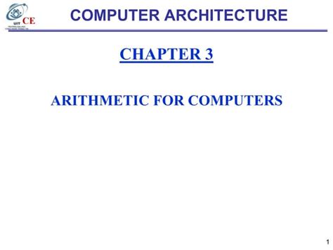 chapter 03 arithmetic for computers pptx computing technology