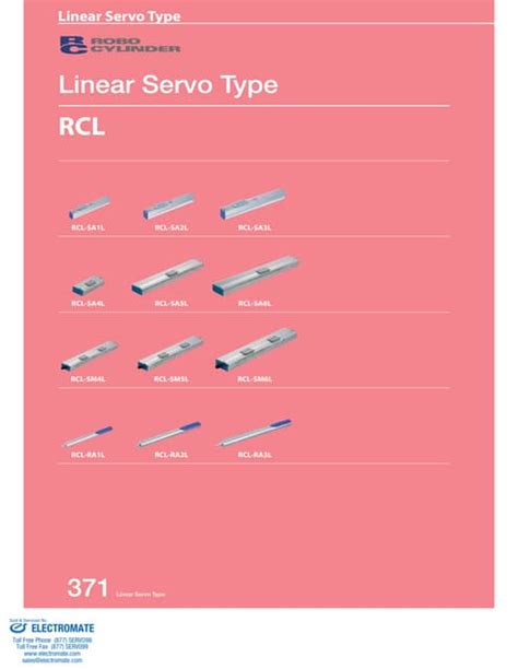 Iai Linear Servo Actuator Rcl Catalog Pdf