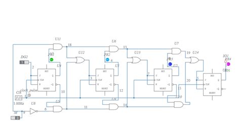 Bit Parallel Up Down Synchronous Counter Multisim Live