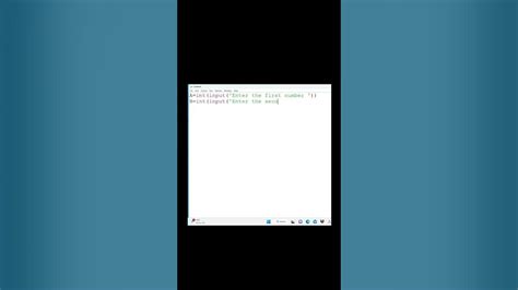 Python Tricks Input Two Numbers And Get The Total Shorts Python Youtube