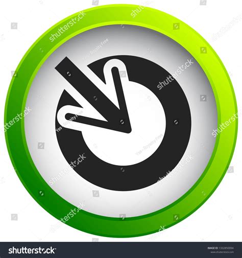 Position Accuracy Alignment Concept Icon Cursor Stock Vector Royalty Free 1332850094