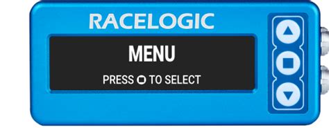 05 Menu Options Oled Display Dsp04 Racelogic Support Centre