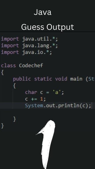 Guess The Output Of This Java Code Youtube