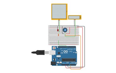 Circuit Design Эксперимент 3 Светильник с управляемой яркостью Tinkercad