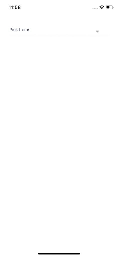Multiple Select Dropdown Picker Example In React Native