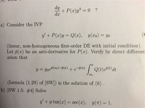 solved dy dx p x y 2 0 a consider the ivp y p x y q x