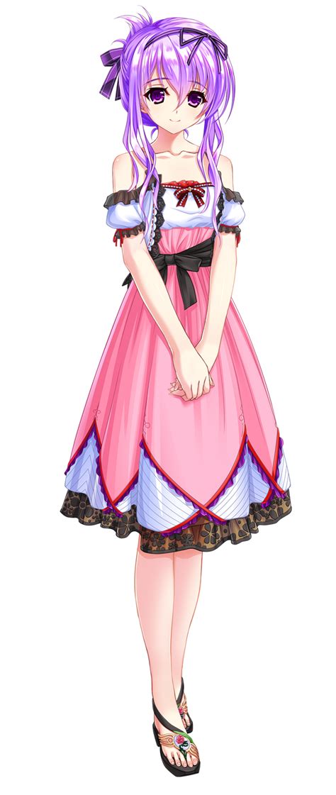 Safebooru 1girl Amasaka Takashi Bare Shoulders Bow Dress Eyebrows