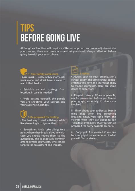 Mobile Journalism En Final Pdf Cameras And Camcorders