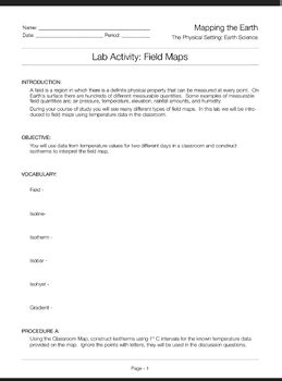 Constructing And Interpreting Field Maps Lab Activity By The Clever Educator