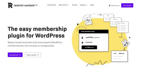 Restrict Content Pro Payment Walls Membership And More Review The Easy Membership Plugin