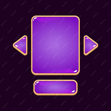 Premium Vector Set Of Wooden Jelly Game Ui Board Pop Up For Gui Asset Elements