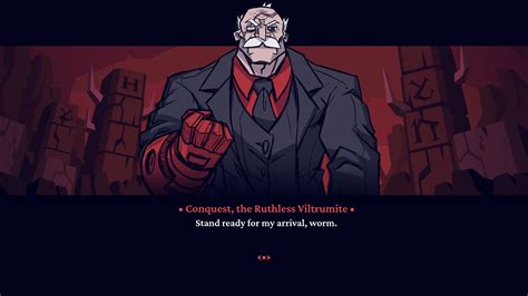 Conquest Invincible Helltaker Invincible Series Highres 1babe Bald Black Suit English