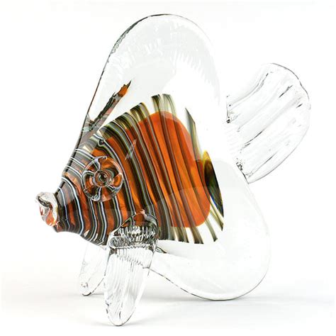 Hand Blown Glass Fish Large Glass Fish The Russian Store