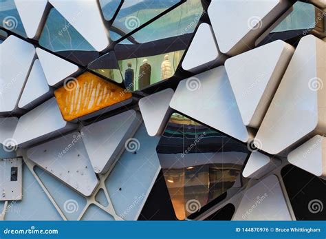 Architectural Detail Triangular Shapesand Reflections Editorial Photo Image Of Surface Glass