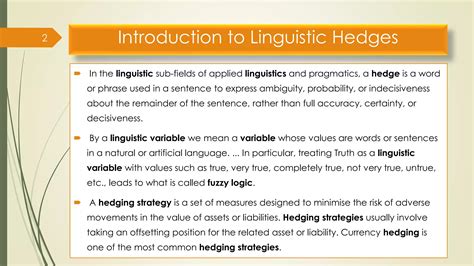 Linguistic Hedges In Fuzzy Logic Pdf Programming Languages Computing
