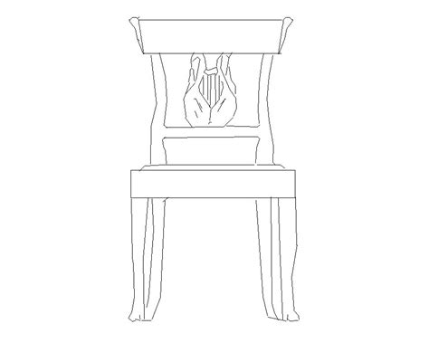Cad Furniture Block Of Chair Detail D View Layout Autocad File