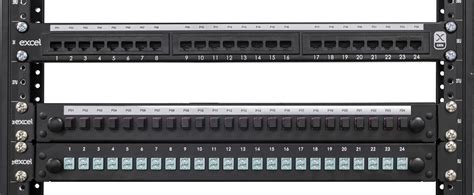 Excel Full Panel Labels For 24 Port Patch Panels Comms Express
