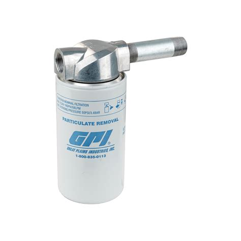 Gpi 18 Gpm 10 Micron Particulate Filter Kit With 34 Inch Npt Aluminum