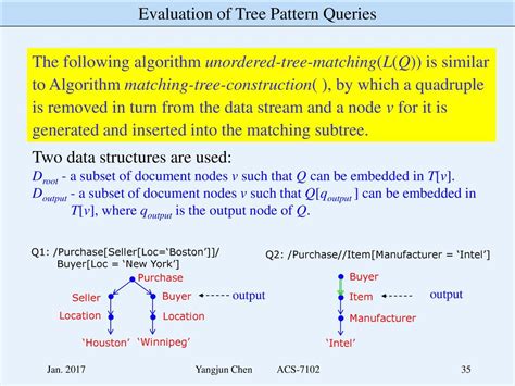 evaluation of tree pattern queries ppt download
