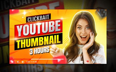 I Will Design Amazing Clickbait Youtube Thumbnail In 3 Hours Behance