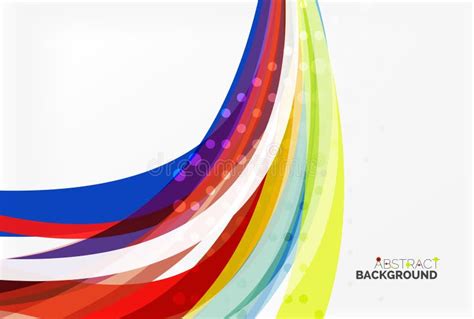 Colorful Flowing Wave Abstract Background Stock Illustration Illustration Of Energy Dimension