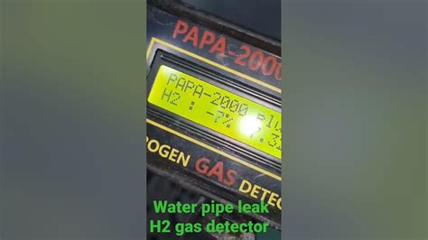 가스식 누수탐지기 아빠손 Hydrogen Gas Leak Detector For Water Pipe Leaks Youtube
