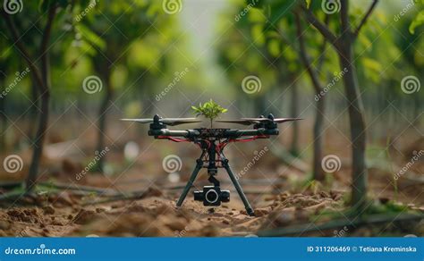 A Drone Reforestation Project In Action Drones Planting Trees In