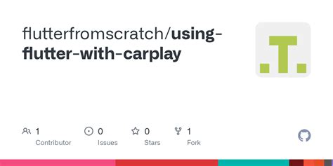 Github Flutterfromscratchusing Flutter With Carplay