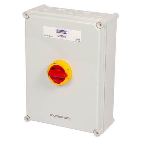 160a 4 Pole Rotary Isolator Switch Ip65 Proteus Switchgear