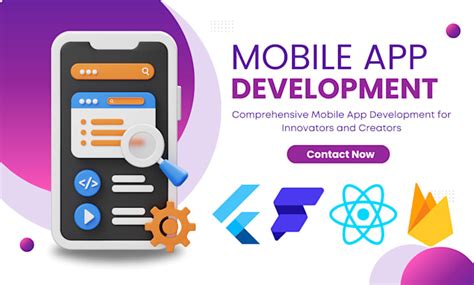 Develop Beautiful Flutter Flutterflow And React Native Apps For Android And Ios By