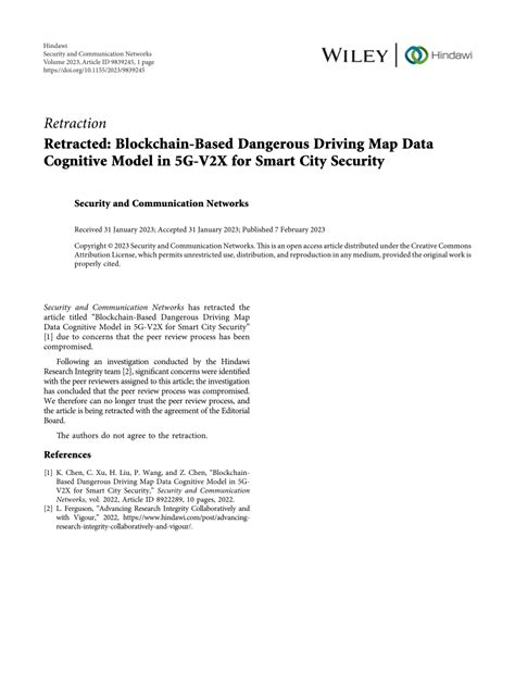 Pdf Retracted Blockchain Based Dangerous Driving Map Data Cognitive