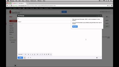 Gmail Disable Resize And Learn To Like The New Compose Mail Window