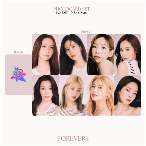 Photocard Girls Generation Forever 1 Snsd 2 Sides 9pcs Contents2