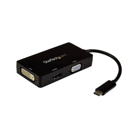 Startech In Usb C Multiport Video Adapter K Hz Black