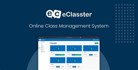 EClasster Online Class Management System Code Market