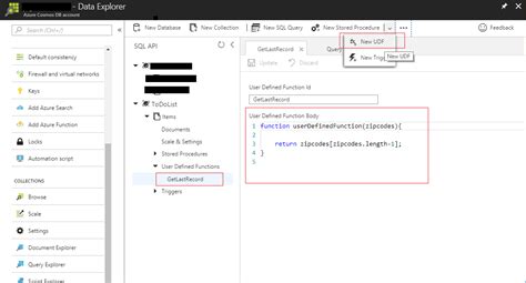 azure query cosmosdb get last element in array stack overflow