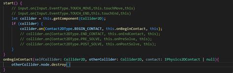 碰撞后销毁节点报错了，这是啥问题？ Creator 3 X Cocos中文社区
